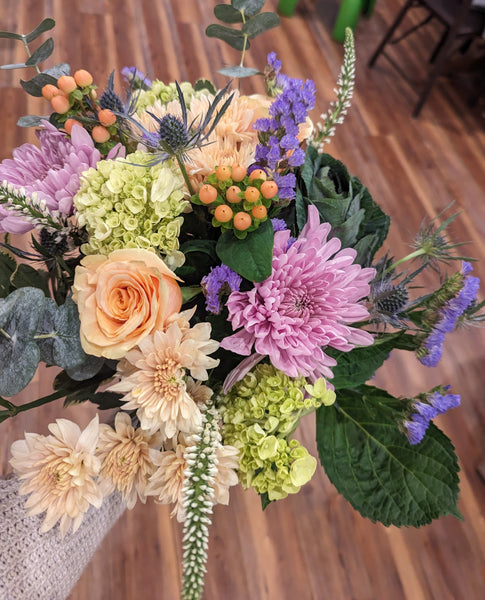 Treasured Wrapped Bouquet – Wild Blooms